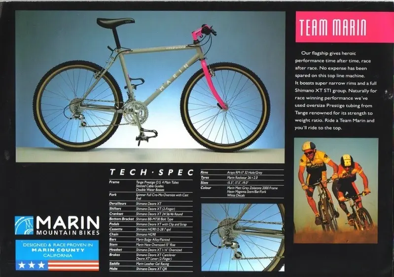 Upload and request of 1989 and 1990 Marin catalogue | Retrobike