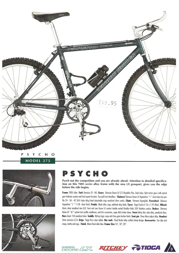 Claud Butler Catalogues MTB & ATB 1985 to 1998 | Retrobike