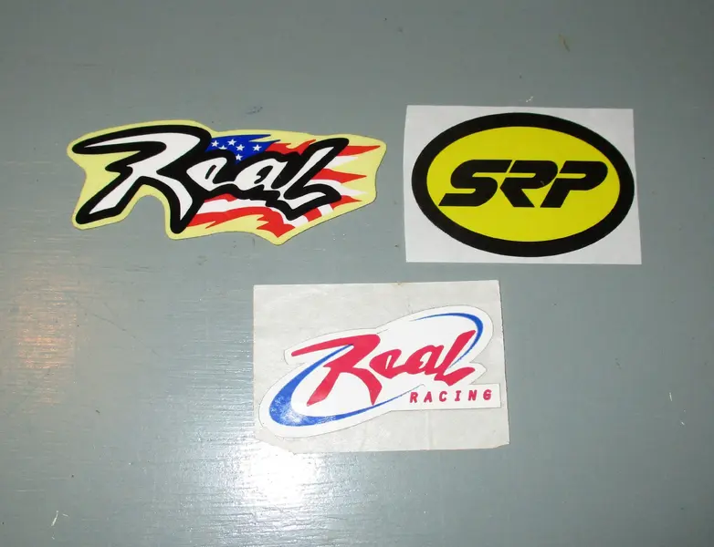 Real and SRP stickers | Retrobike