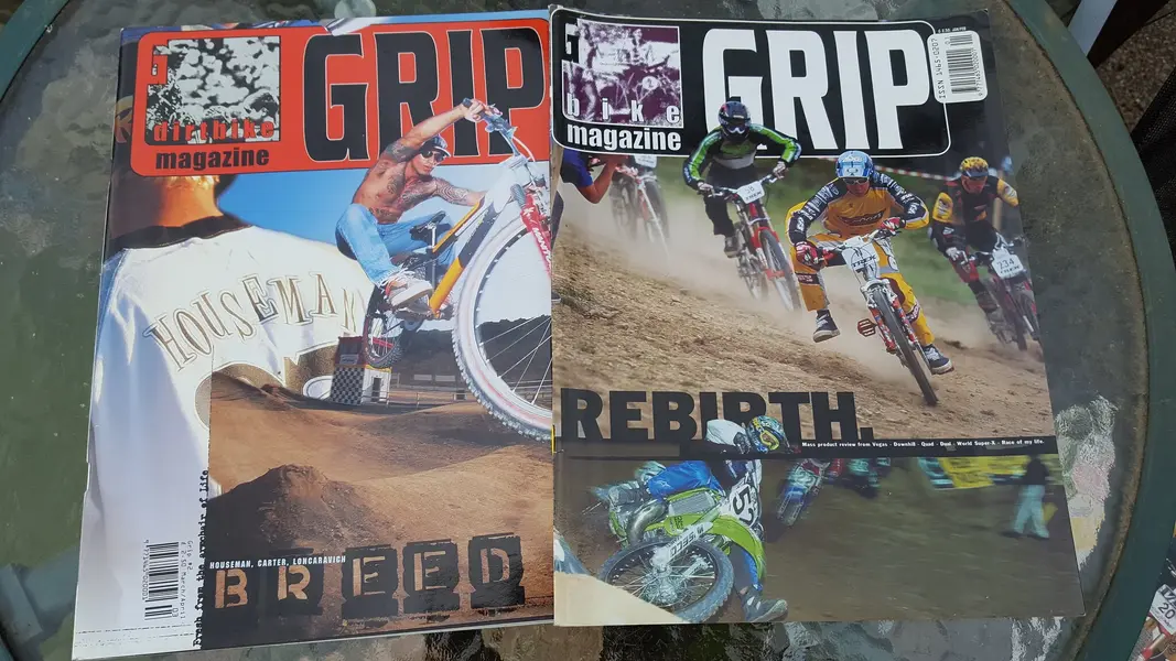 Rush Magazine (MBUK Side Project) and Grip Magazine Covers | Retrobike