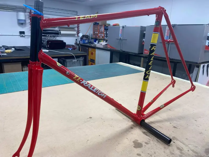 Ti Raleigh Seat Tube Decals.. The Definitive Guide To The Correct Team ...