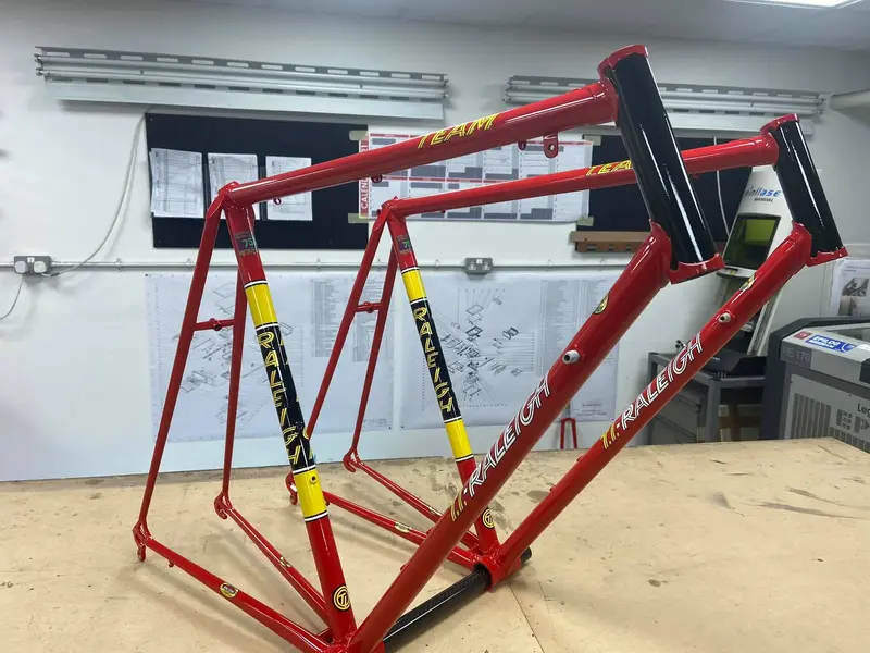 Ti Raleigh Seat Tube Decals.. The Definitive Guide To The Correct Team ...