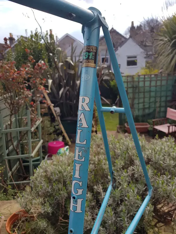 For Sale - Raleigh Lightweight 8803 race frame and forks, collection ...