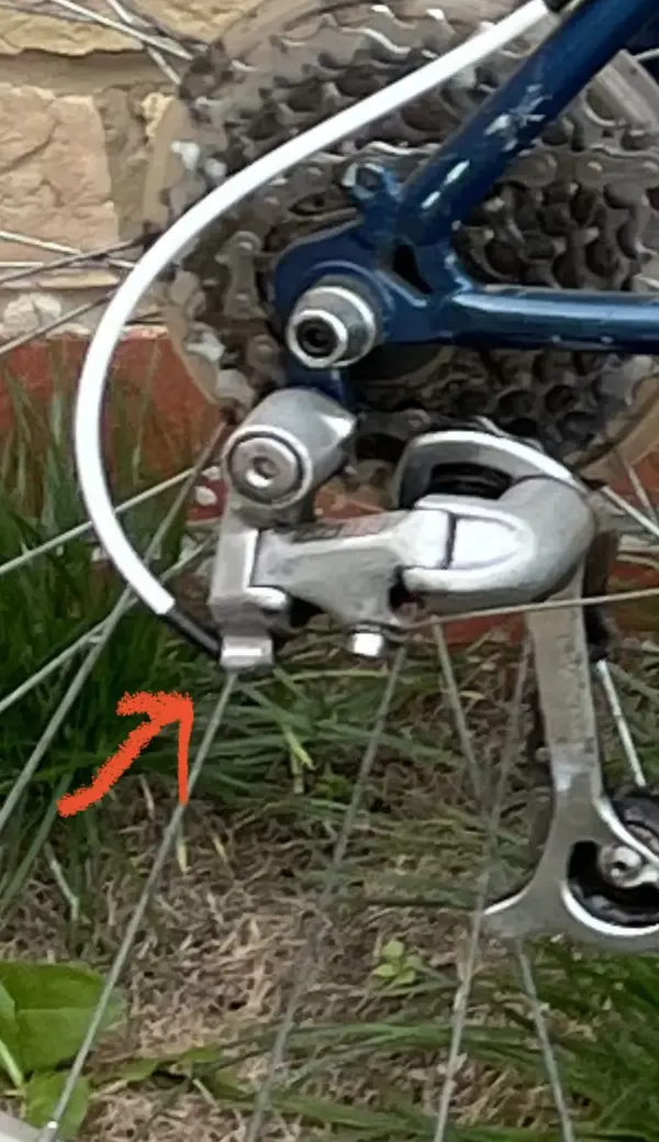 Sorted - STX RC rear mech, cable barrel adjuster | Retrobike