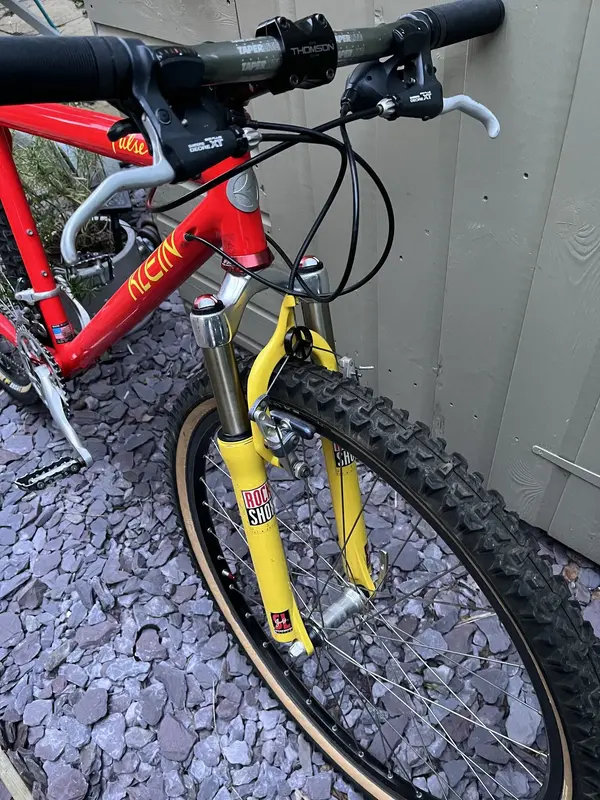 1995 Klein Pulse - Race red with upgrades | Retrobike