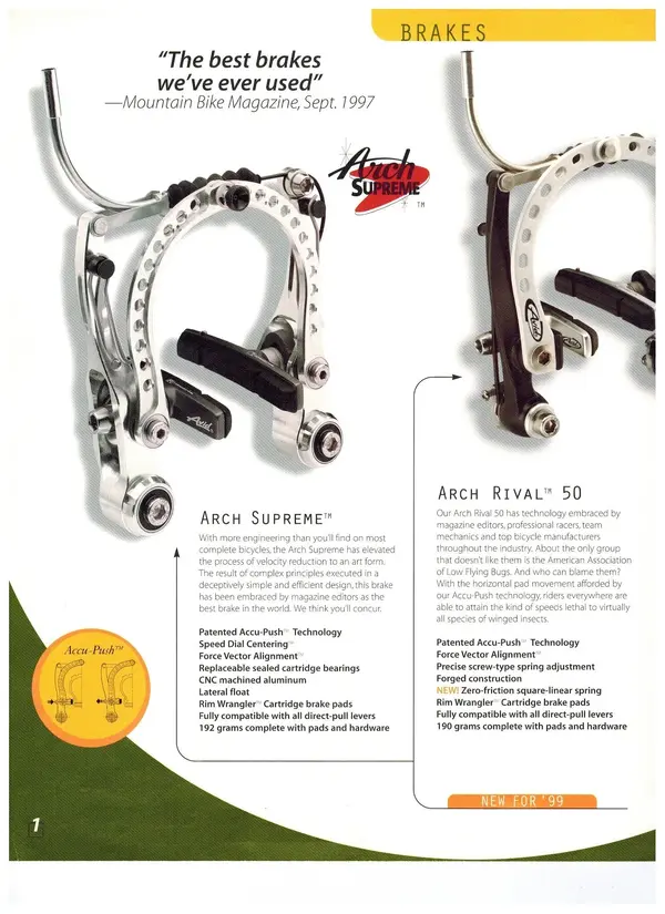 difference between the avid arch supreme and ultimate? | Retrobike