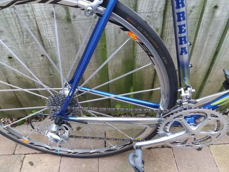 For Sale - Carrera (by podium) racing bike - Campagnolo 8 speed group ...