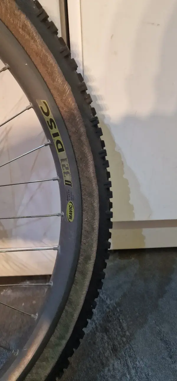 For Sale - Front wheel, mavic d321 disc, hope 20mm bolt thru hub ...