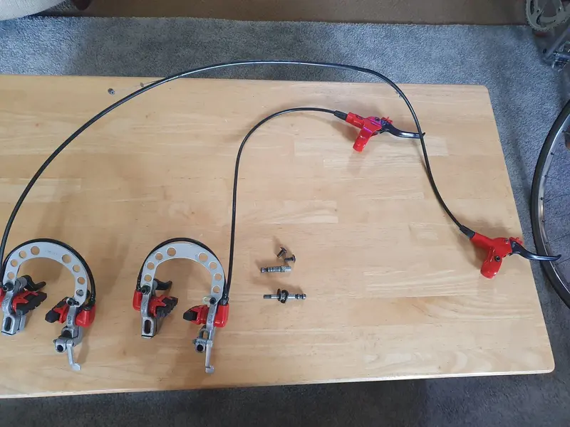 For Sale - Magura HS33 Evo Red/Silver | Retrobike