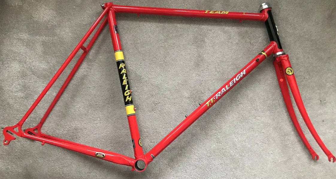 Sold - Ti Raleigh 40th Anniversary Frameset | Retrobike