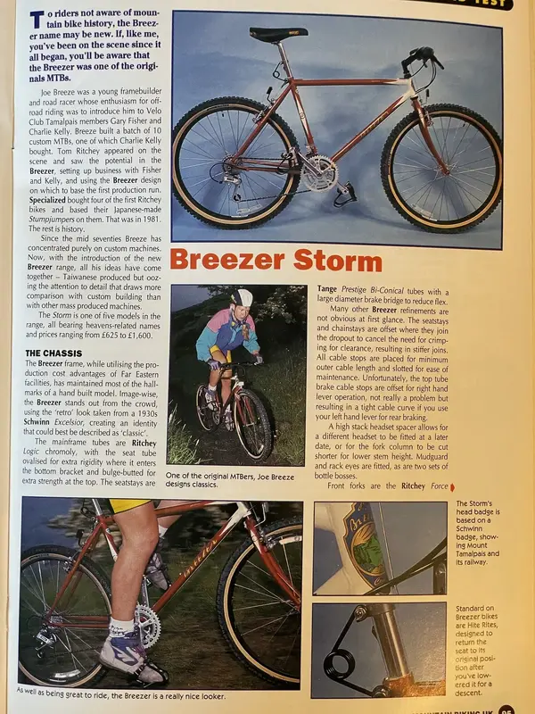 1992 Breezer storm | Retrobike