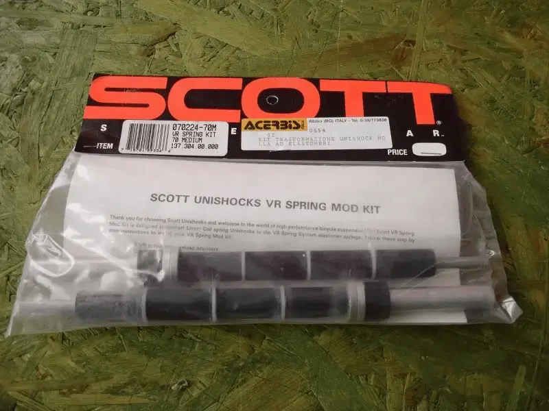 SCOTT carbon UNISHOCK Clark Kent design retro suspension fork 1991 ...