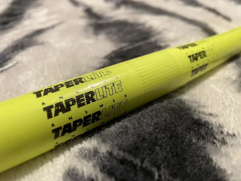 Sold - Answer Taperlite Neon Yellow Handlebars | Retrobike
