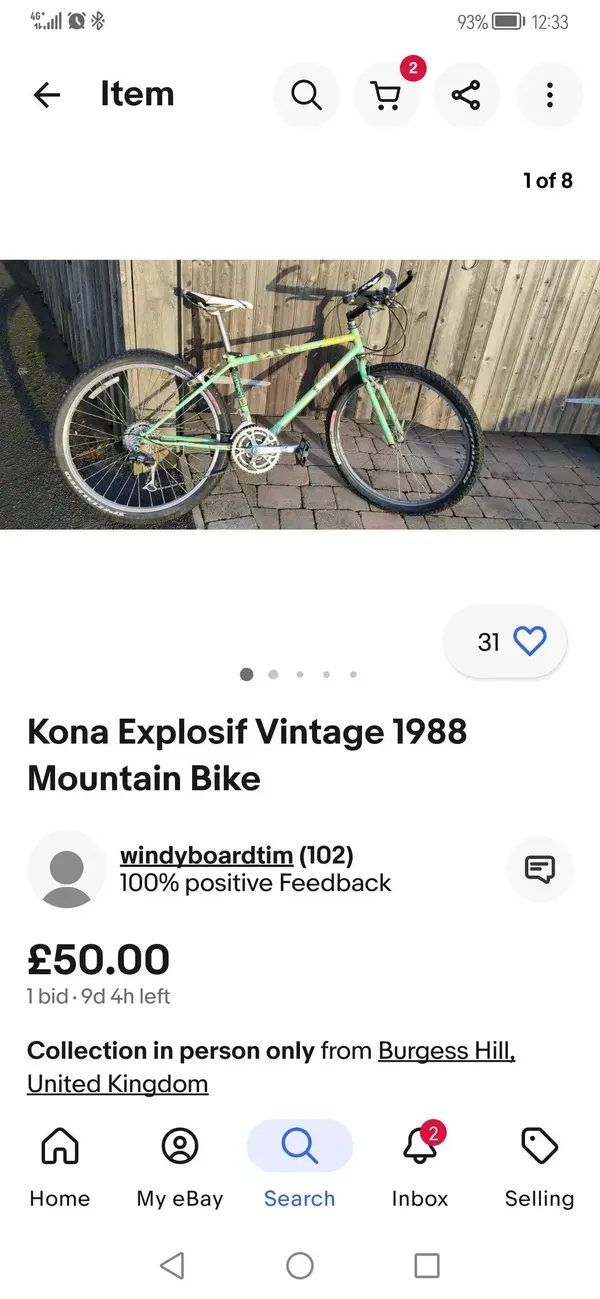 Splatter paint 1988/89 Kona Explosif | Retrobike