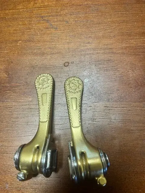 For Sale - Mafac Simplex Gold Edition Groupset NOS & Campagnolo Super Record Crankset | Retrobike