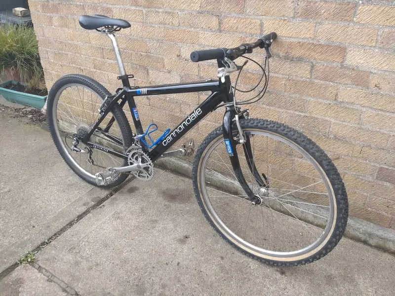For Sale - Refurbished 1993 Cannondale M1000 17" mountain Bike w/ Pepperoni Forks 21 Speed ...