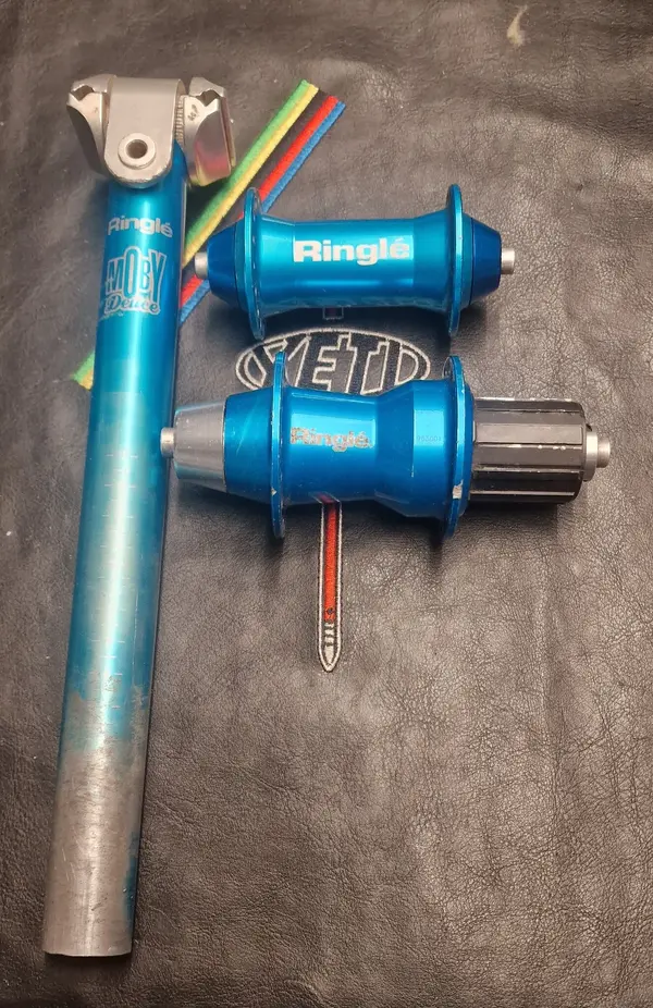 For Sale - Ringle yeti seat post and hubs | Retrobike