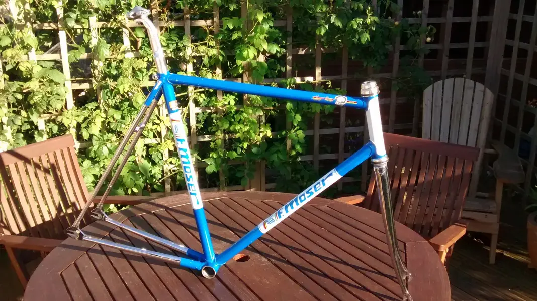 For Sale - Moser Pista frameset - track version of the 1986 ...