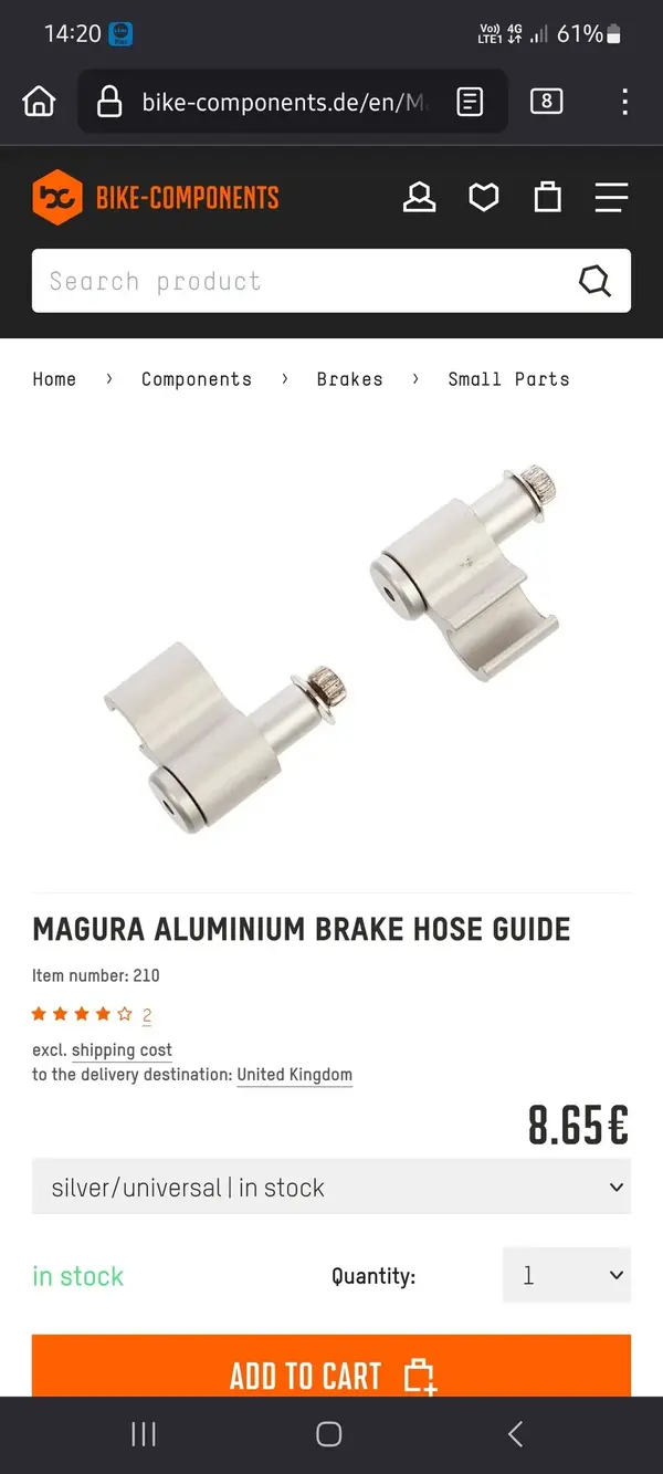 Sorted - Magura cable guide adapters | Retrobike